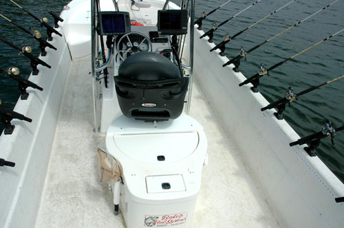 The Shad Taxi Boat and Tackle, Boga Grips, Lowrance 111 and Off Shore ...